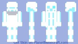 Winter Skeleton Minecraft Skin