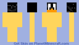 Daffy Duck but I gave up Minecraft Skin