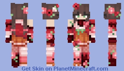 hannahxxrose - MCC Blank Canvas: Red Rabbits Minecraft Skin