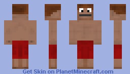 Planetminecraft Skin Icon in Red Pans Minecraft Skin