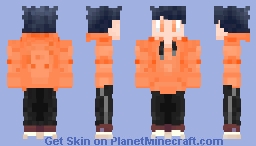 Orange boi Minecraft Skin