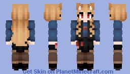 Holo From Spice n Wolf ~ Commission Minecraft Skin
