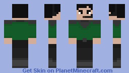 Headset Green Uniform Man Minecraft Skin