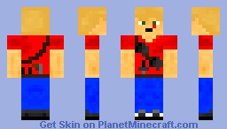 A self-portrait skin, with certain fantastic details Minecraft Skin