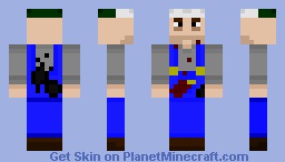 Mechanic (Contest skin, 3D hat) Minecraft Skin