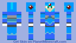 Megaman X Minecraft Skin