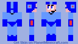megaman Minecraft Skin