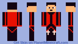 goth guy Minecraft Skin
