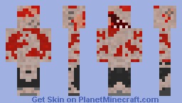 Tortured Mutant (BETTER IN 3D VIEW) Minecraft Skin