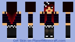Scene Girl Minecraft Skin