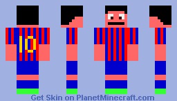 messi Minecraft Skin