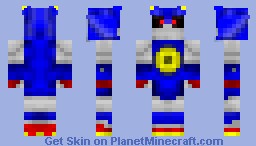 Metal Sonic Minecraft Skin