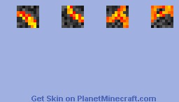 Red Meteor! Minecraft Skin