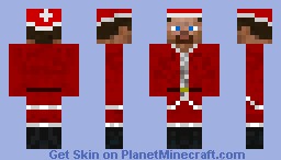 santa steve Minecraft Skin