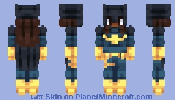 Skizzleman - Alfred Pennyworth [Blue Bats, MCC Blank Canvas] Minecraft Skin