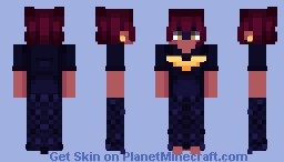 MIKE V2 UPDATED [ POKEPASTA/HYPNOS LULLABY ] Minecraft Skin