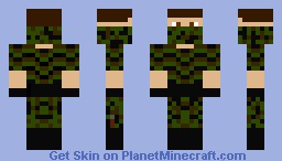 Military Commando Minecraft Skin