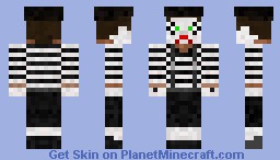 Mime Steve Minecraft Skin