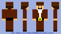 Indiana Jones Minecraft Skin