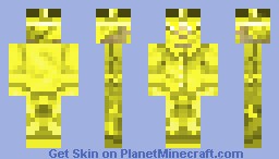 Golden Man Minecraft Skin