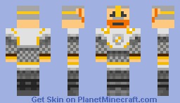 Golden Knight Minecraft Skin