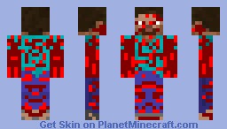 Mutated Steve Minecraft Skin