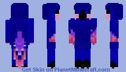 Blue/Pink Parrot Minecraft Skin