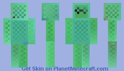 Blue Template Skin Minecraft Skin