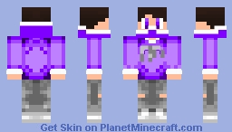 Purple skin Minecraft Skin