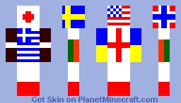 flag guy Minecraft Skin