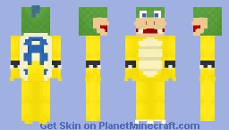 Super Mario Bros.: Larry Koopa Minecraft Skin