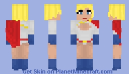 Power Girl Minecraft Skin