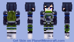 Specht (Marines) - Signalis Fan Character Minecraft Skin