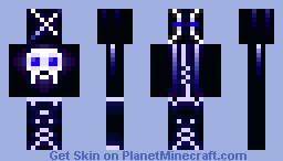 XXDesign 002 (001 copy: blue) Minecraft Skin
