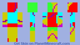 Paint Splatter Minecraft Skin