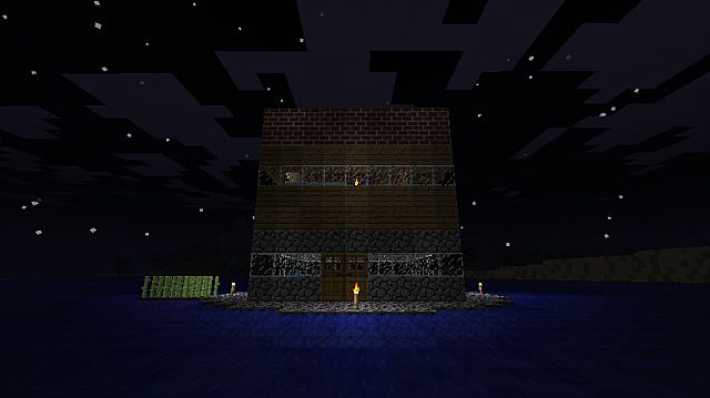 Man-made Island House Minecraft Map