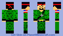 Rambo Minecraft Skin