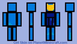 blue halo trooper Minecraft Skin
