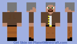 Old Explorer Minecraft Skin