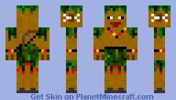 jungle man Minecraft Skin