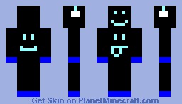 My smiling skin with headset =) Minecraft Skin