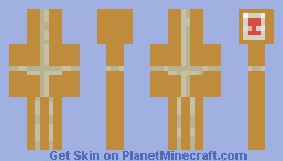 cardboard man Minecraft Skin