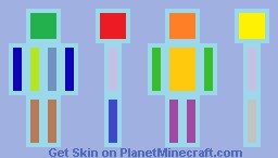 Random Colour Guy Minecraft Skin