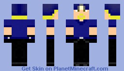 Hard hat miner-blue-blonde Minecraft Skin