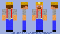 Simple miner skin Minecraft Skin