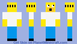 homer simpson Minecraft Skin
