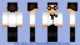 Mineshaft30 White Suit Minecraft Skin