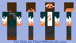 mining dweller Minecraft Skin