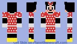 Minnie Mouse Disneyland Paris MC Minecraft Skin