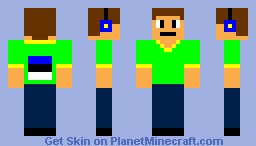mp3 mannn Minecraft Skin